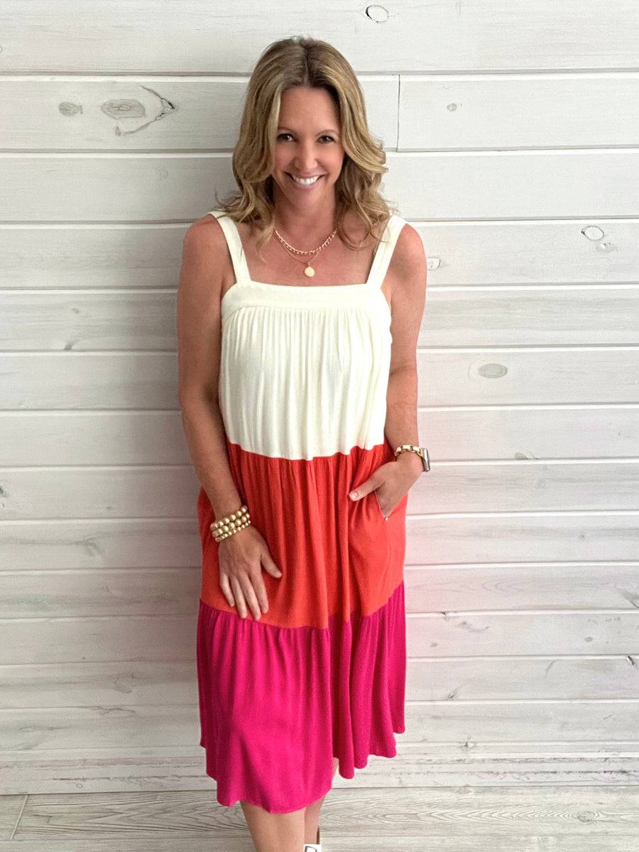 Pink Ombre Dress – Board and Batten Boutique